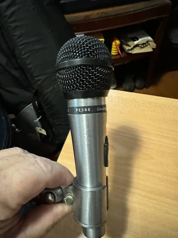 Shure Vintage pe 588 microphone - Silver | Reverb