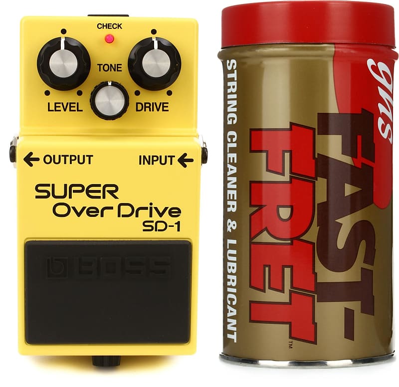 GHS Fast Fret String and Neck Lubricant Bundle with Boss SD-1 | Reverb