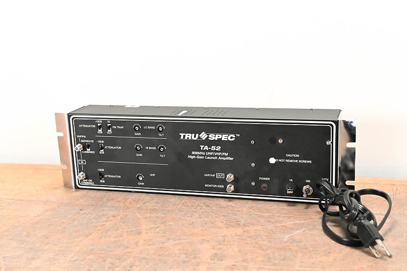 TRU-SPEC TA-52 806MHz UHF/VHF/FM High-Gain Launch Amplifier | Reverb