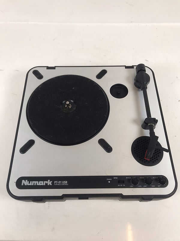 Numark PT01 Portable Vinyl-Archiving Turntable Record Player | Reverb