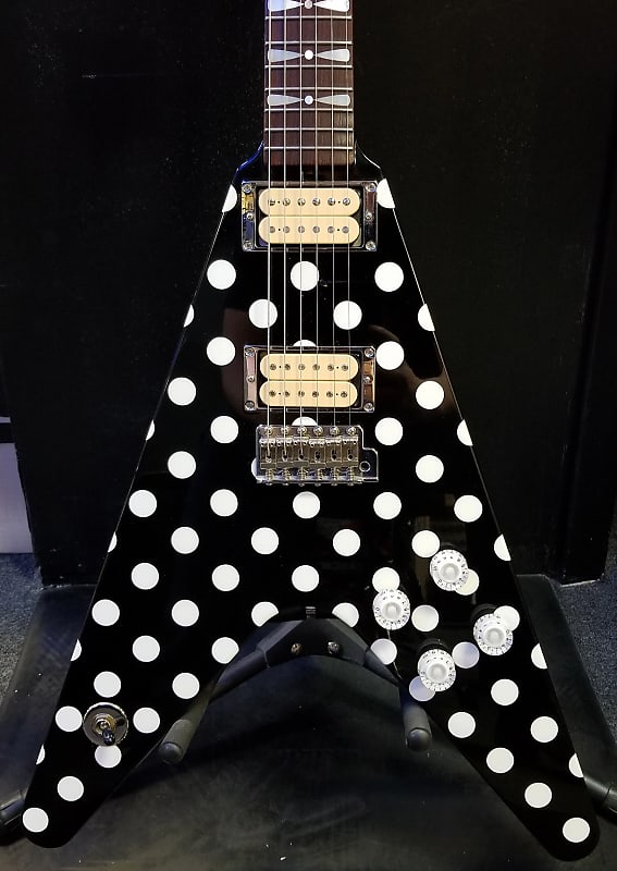 Karl Sandoval Randy Rhoads V 2012 Custom Build Black With | Reverb