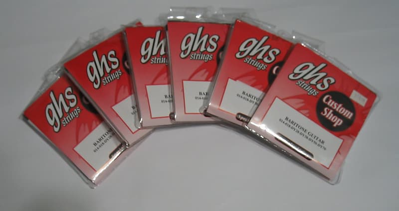GHS Baritone Guitar Strings, 6 sets | Reverb
