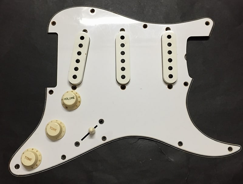 1983 Fender Squier JV Stratocaster '62 style pickguard set | Reverb UK
