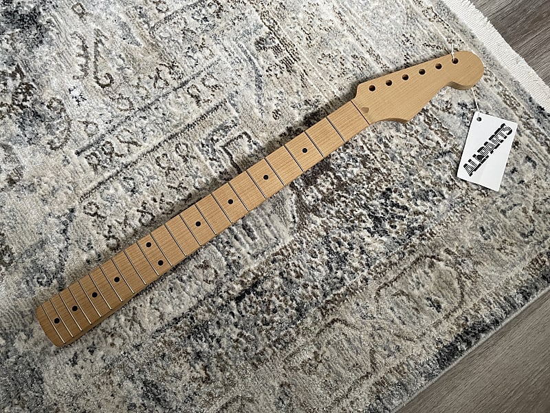 Allparts roasted maple Stratocaster neck | Reverb