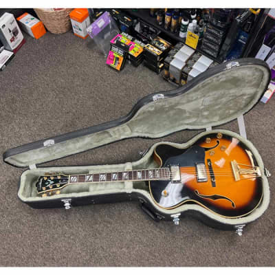 Washburn J-6S Hollow Body Electric Guitar w/ Hardshell Case - | Reverb