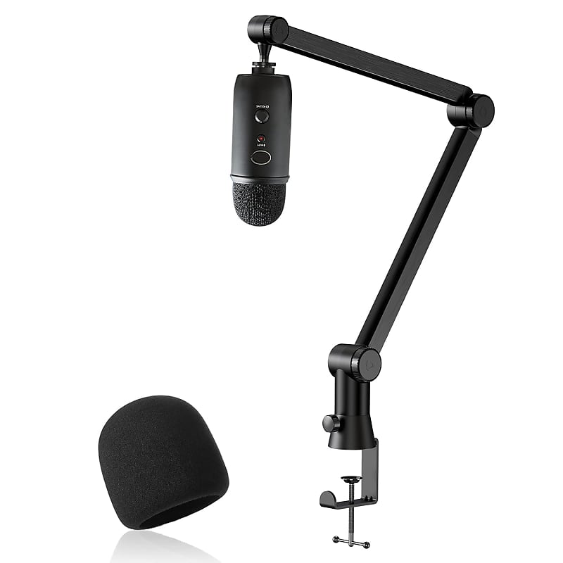 Blue Yeti Mic Stand With Blue Yeti Pop Filter - Microphone | Reverb UK
