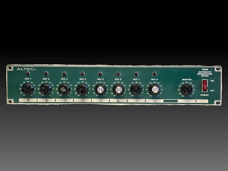 Altec 1628 -8 Channel Automatic Microphone Mixer | Reverb