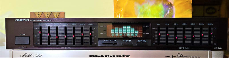 Onkyo EQ-240 Vintage Stereo Graphic Equalizer 1987-92 | Reverb