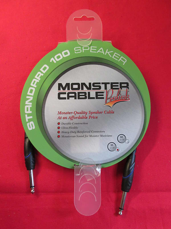 MONSTER CABLE Standard 100 SPEAKER Cable - 3 ft. | Reverb