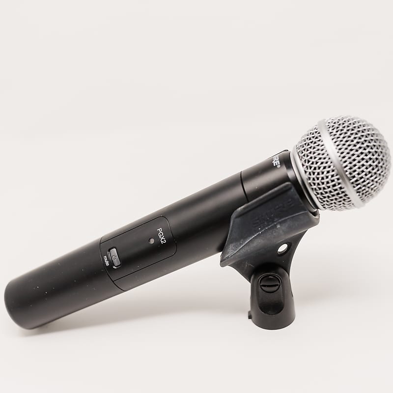 Shure PGX2 Transmitter SM58 Capsule and Mic Clip | Reverb UK