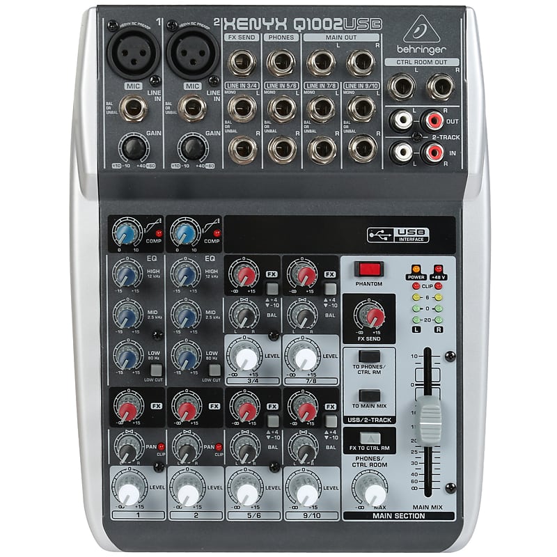Behringer XENYX Q1002USB mixeur sono et studio compact | Reverb