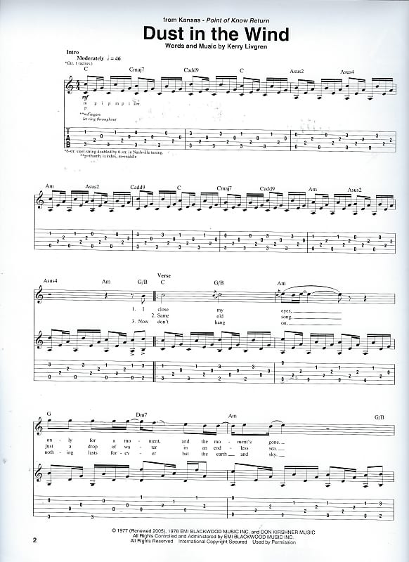 Dust in the Wind | Reverb