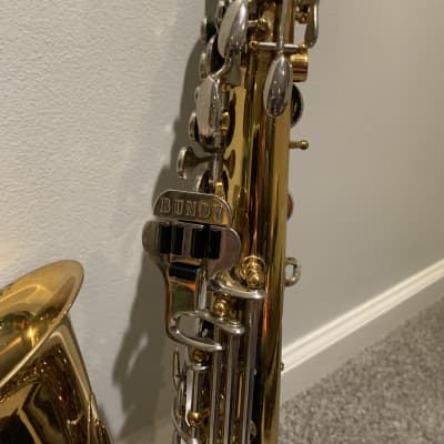 Vintage Bundy Selmer Alto Sax Saxophone with Case Geo Bundy 3 | Reverb
