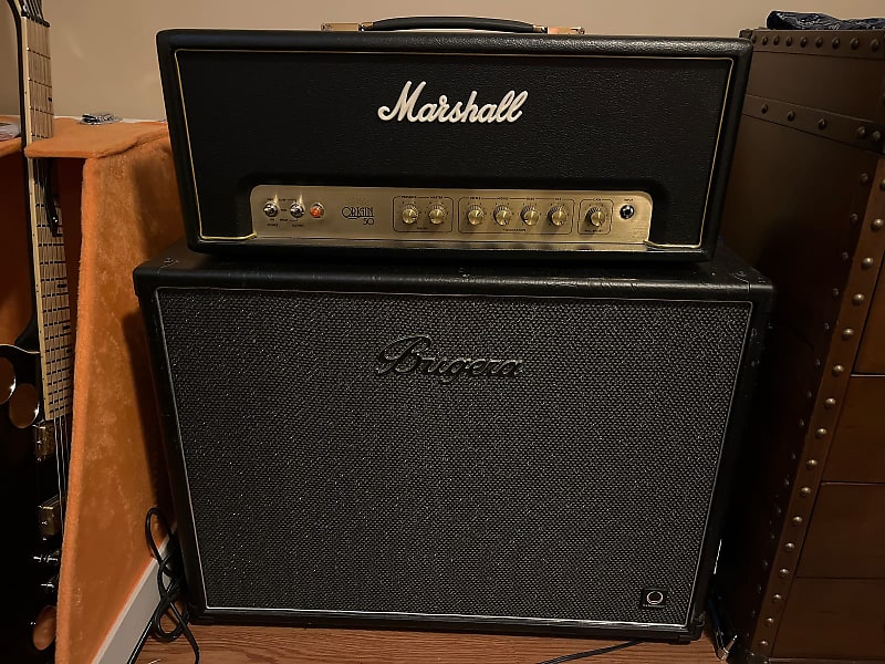 Marshall Origin 50 Head w/Bugera 2x12 stereo cabinet | Reverb