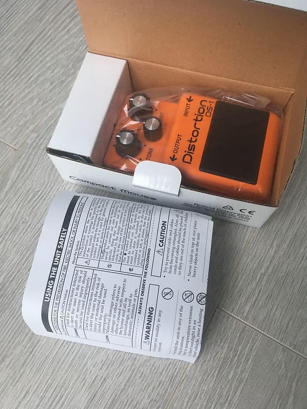 Boss Ds-1 Distortion pedal promotional usb mouse | Reverb