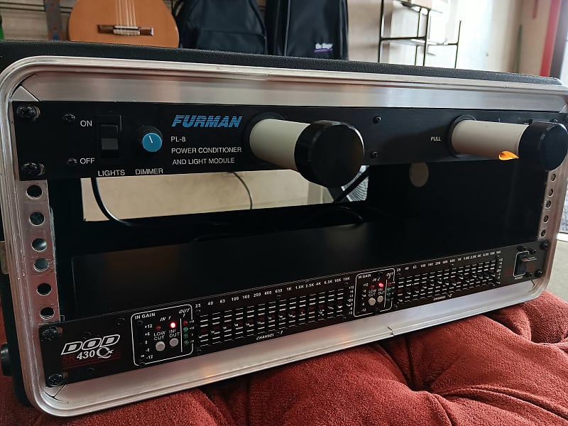 Furman PL-8 Power Conditioner with DOD SR430QX and SKB Rack | Reverb