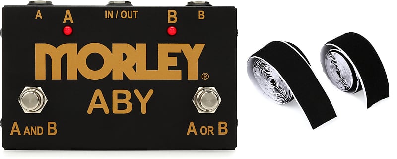 Morley Gold Series ABY 2-button Switcher/Combiner Pedal | Reverb
