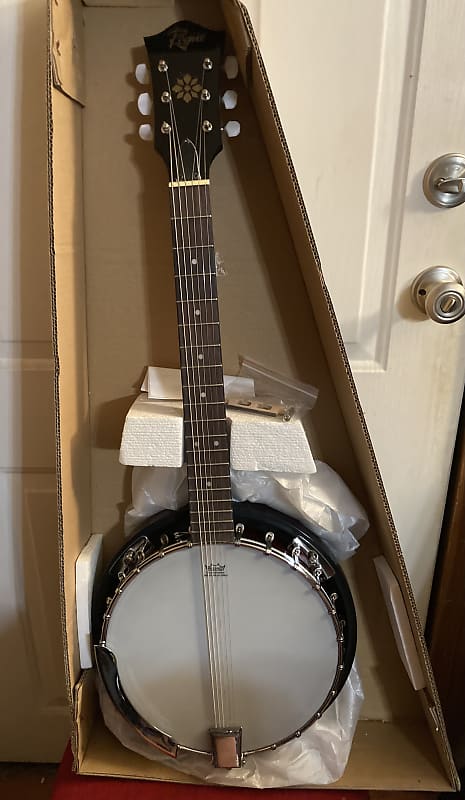 Rogue 6 String Banjo With Natural Finish | Reverb