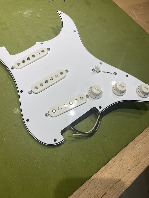 Loaded Strat SSS Pickguard w/Klein 1965 Epic Series Pickups | Reverb