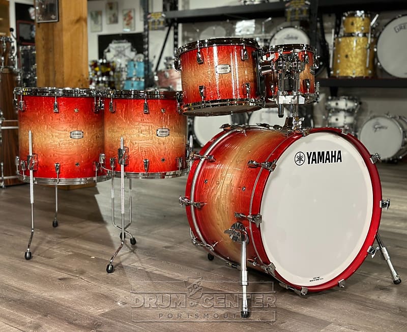 Yamaha PHX 5pc Drum Set Textured Garnet Sunburst | Reverb
