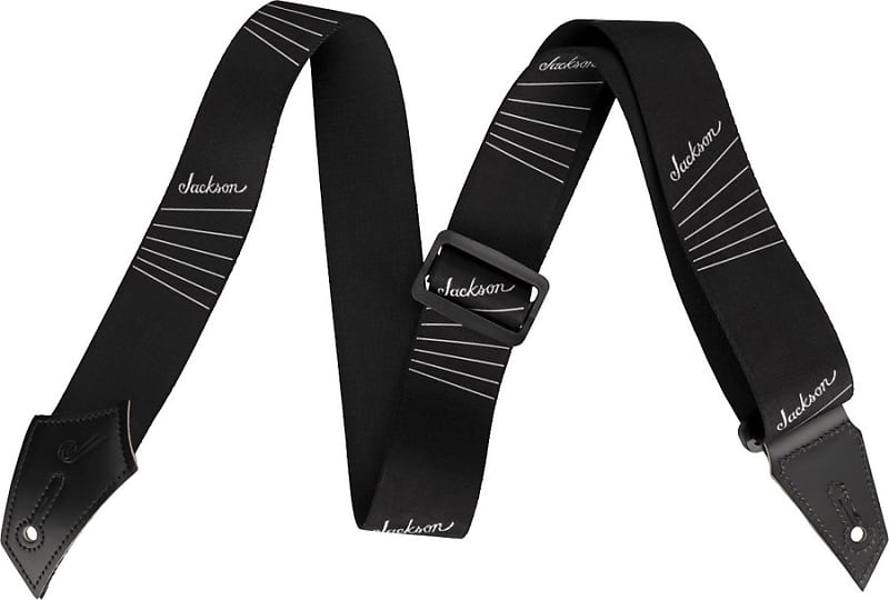 Jackson Strings Strap - Black/White | Reverb
