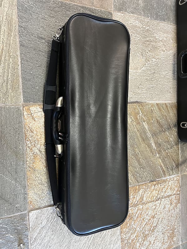Violin leather hard case, full size | Reverb