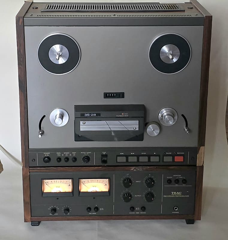TEAC 35-2B Pro Serviced Open Reel Recorder 1/4" Athan Roller | Reverb