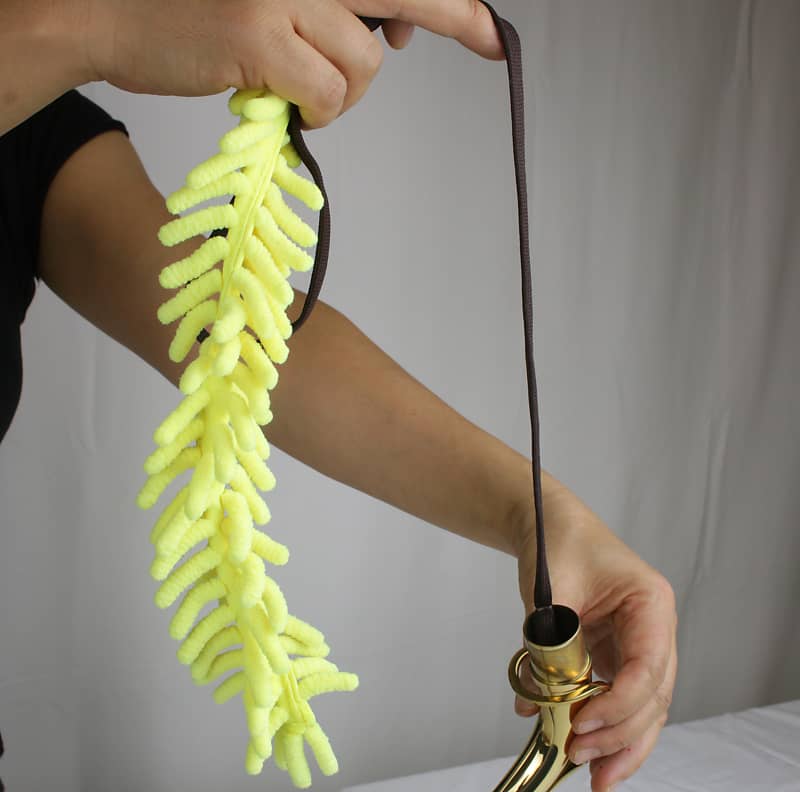 Anfree Saxophone Neck & Mouthpiece Swab-Yellow | Reverb