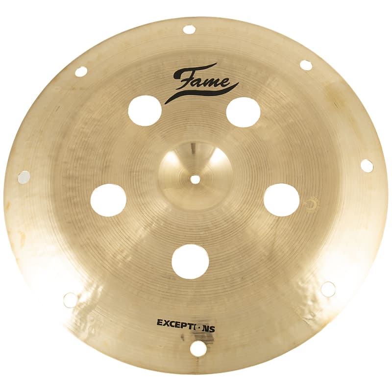 Fame Masters B20 Perforated Trash China 22" (Brilliant) - | Reverb