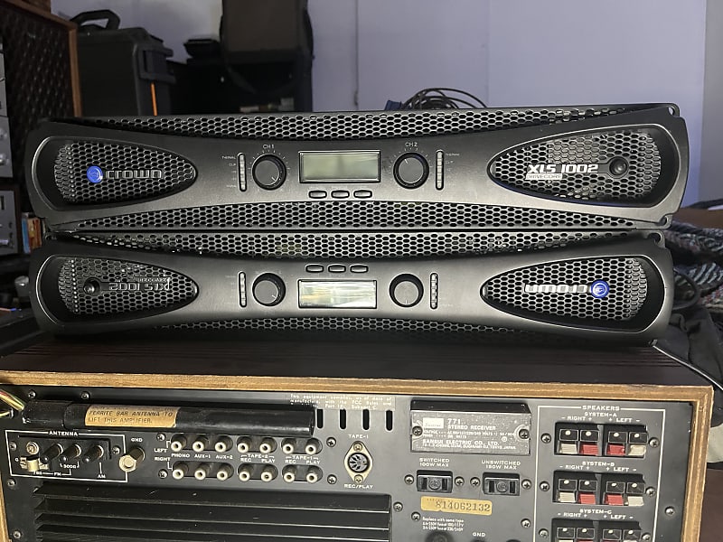 Crown XLS1002 Power Amplifier 2010s - Black | Reverb