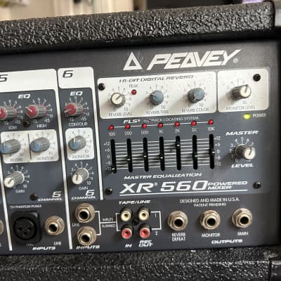 Peavey XR 560 Powered Mixer | Reverb