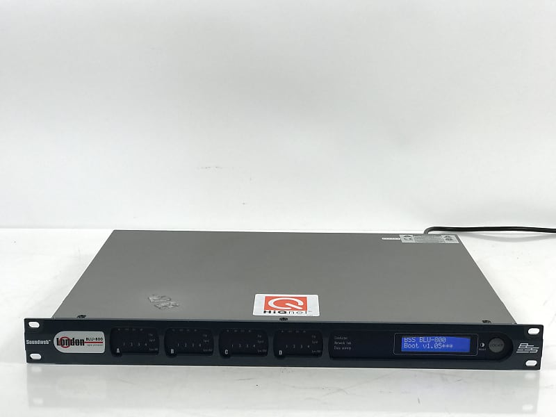 BSS Soundweb London BLU-800 Audio DSP Signal Processor BLU800 | Reverb