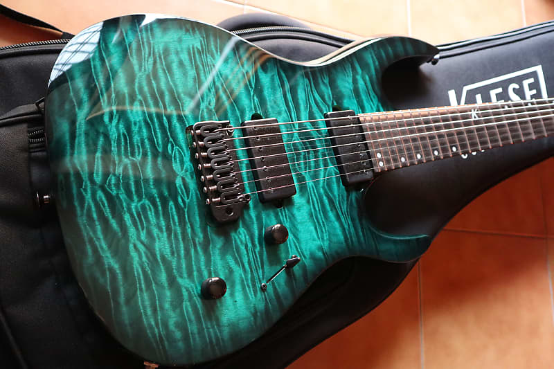Kiesel DC 700x 2018 Trans green/ black burst | Reverb