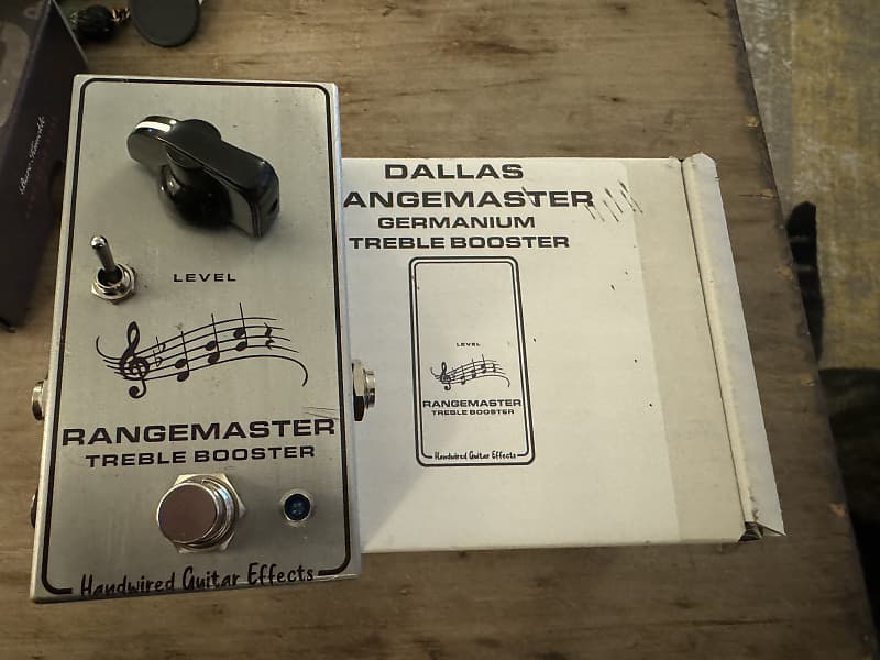 Dallas Rangemaster Germanium Treble Booster 2023 - Silver | Reverb