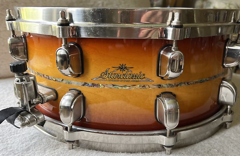 Tama Starclassic G Maple Snare 14”x6 Sunburst Inlay | Reverb