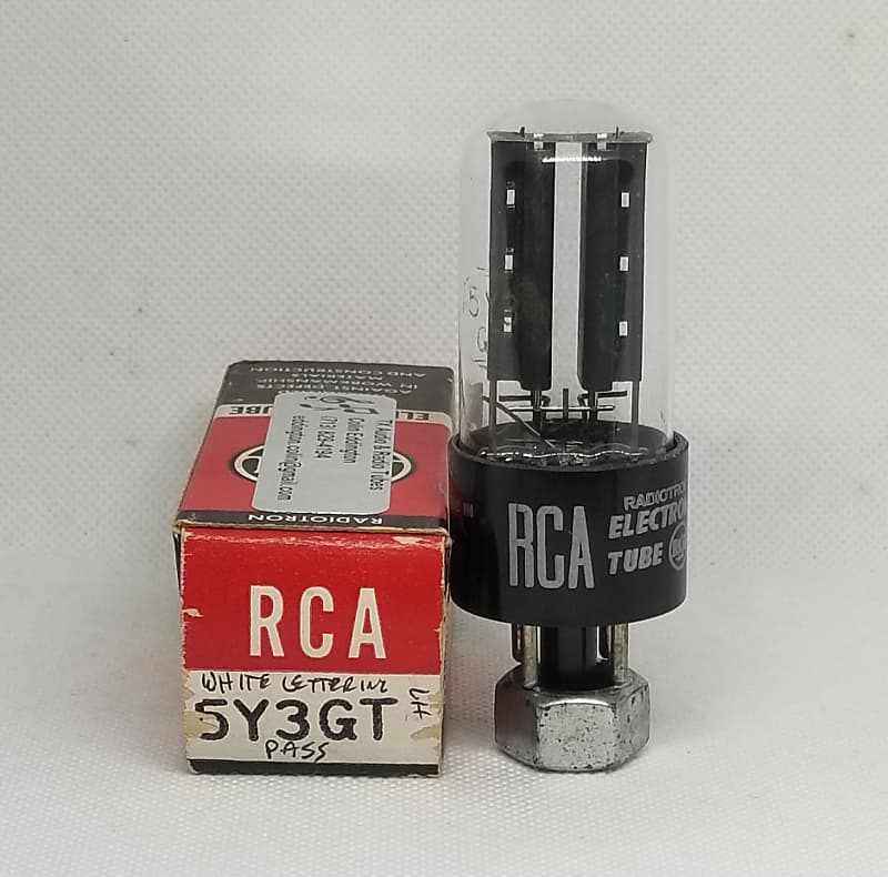 RCA 5Y3GT Black Plate Rectifier Single NOS | Reverb UK