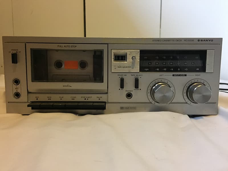 Sanyo RD 5008 1979 Wood Grain top | Reverb