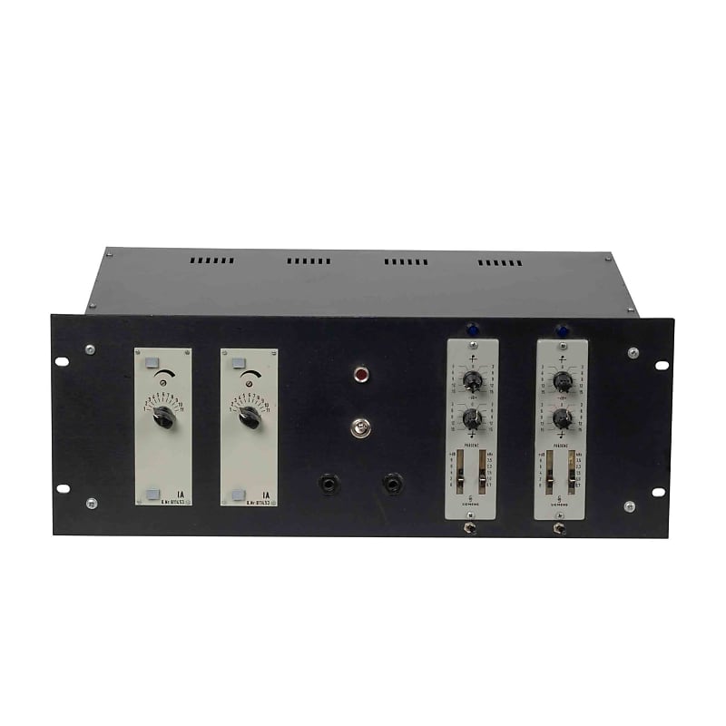 Siemens W295 EQ Pair Racked with Siemens I A Line Amplfiers | Reverb