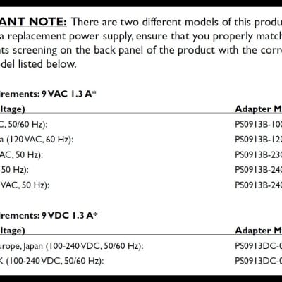 DigiTech PS0913B-120-B 9V Power Supply 2000s / B-Stock | Reverb