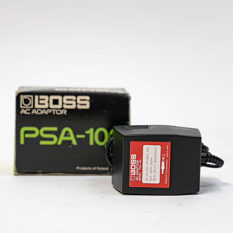 Genuine Boss PSA-100P AC Power Supply Adapter with box | Reverb