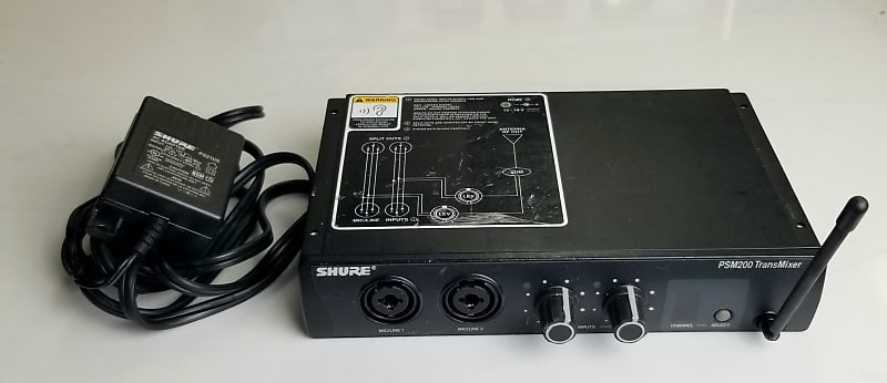 Shure PSM200 P2T Transmixer Transmitter for IEM System | Reverb