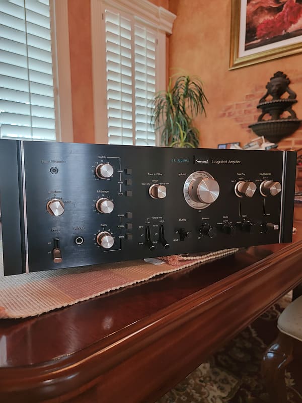 Sansui Integrated Amplifier AU-9900A mid-70a - Black | Reverb
