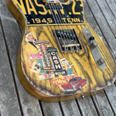 Gepettos Guild Nashville - Licence Plate Pickguard | Reverb