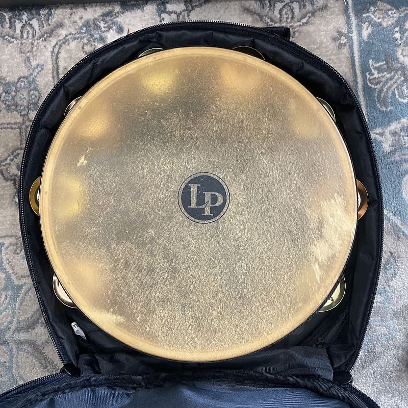 LP® PRO 10" DOUBLE ROW HEADED TAMBOURINE - BRASS/BRONZE - | Reverb