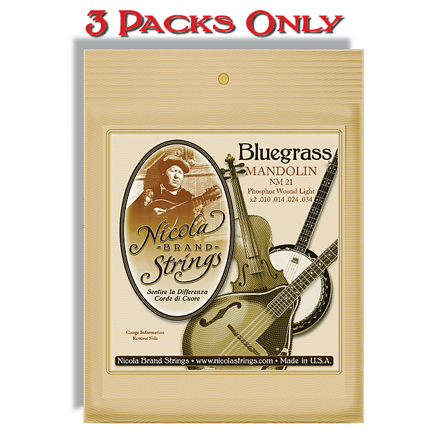 Nicola Brand Strings Mandolin NM21 - Light - Loop End - | Reverb