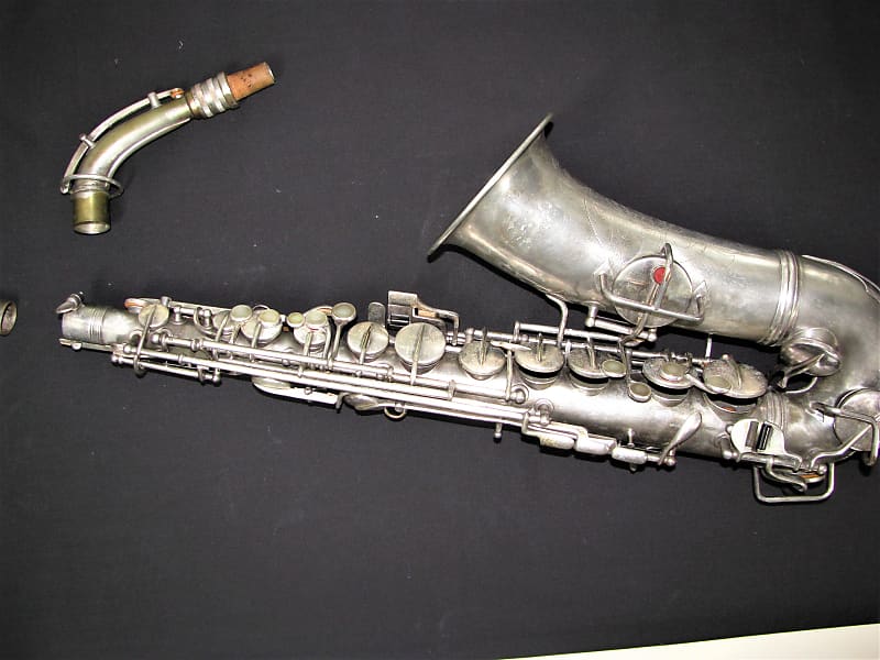 Conn Alto Sax, Vintage, Silverplate ?? 1924/25 ?? Silver | Reverb