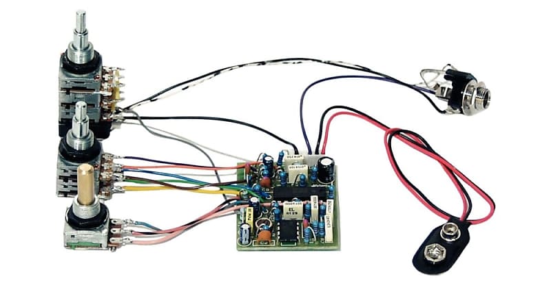 Warwick MEC Preamp, 3-Band Thumb Bass style system 3-holes | Reverb