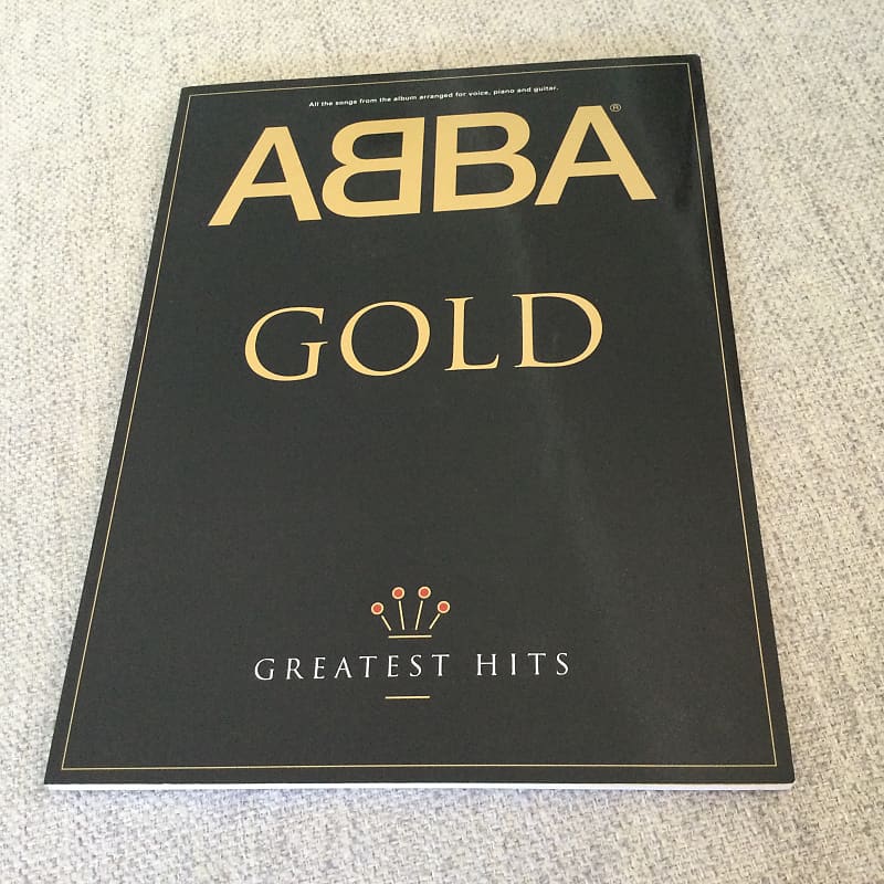 ABBA Gold song / tab book - piano, voice and guitar | Reverb