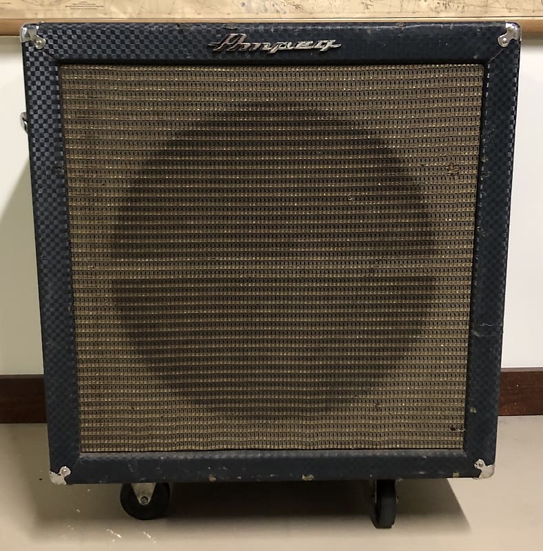 Vintage 1960s Ampeg B-18 flip-top cabinet and speaker | Reverb
