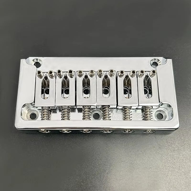 Chrome Fixed Hardtail Guitar Bridge | Reverb UK